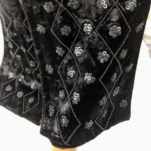 Banjara | Accessories | Banjara Scarf Black Beading With Sequins | Poshmark